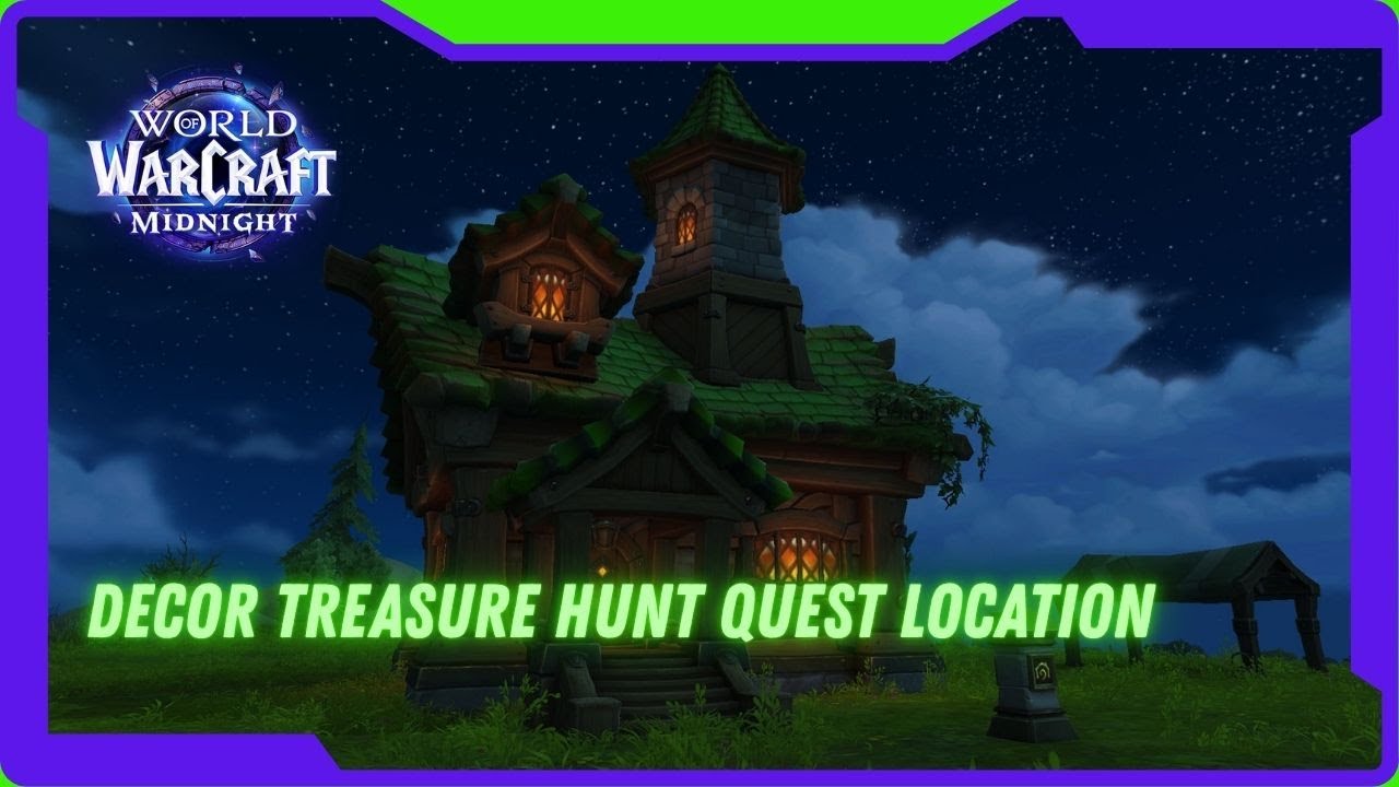Decor Treasure Hunt Quest Location - WoW:Midnight Beta - YouTube