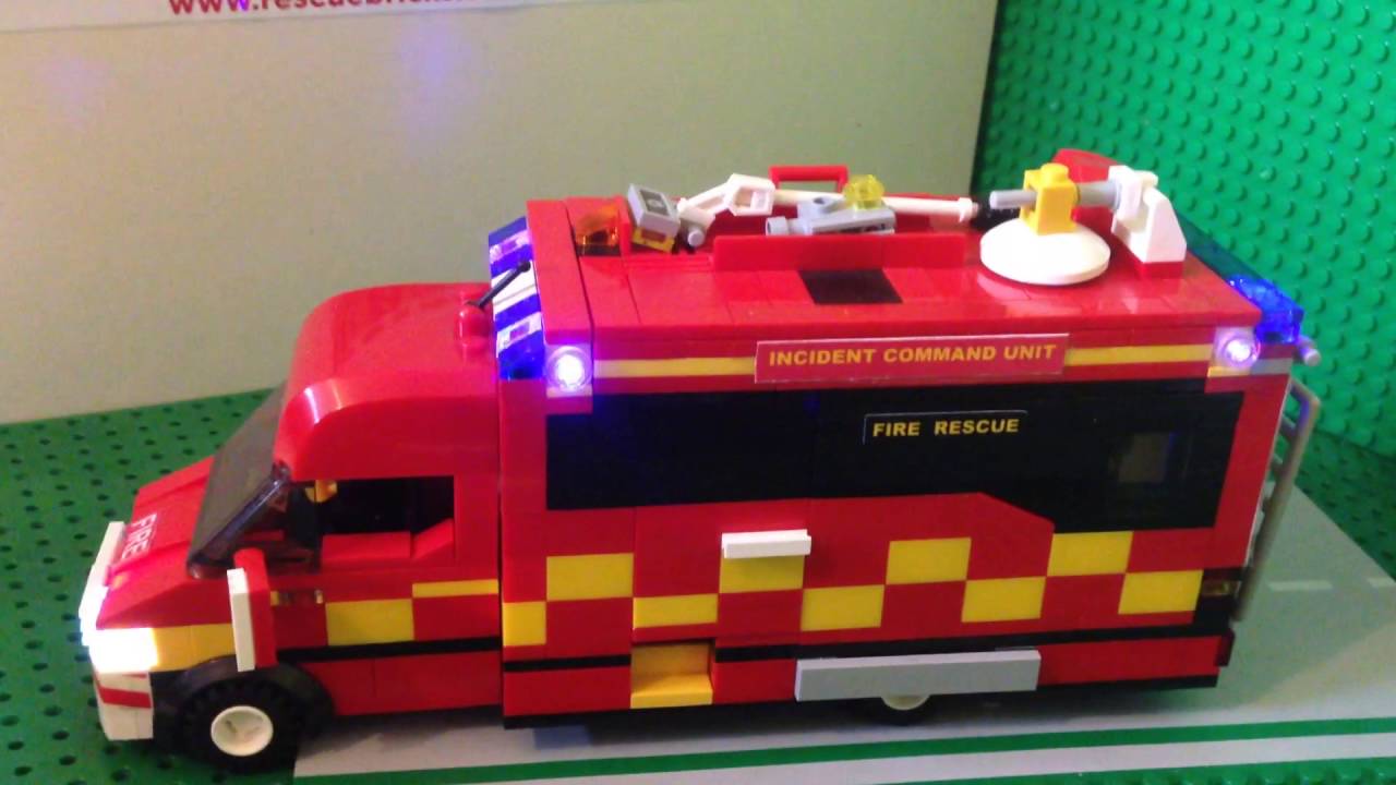 Lego MOC FIRE Command unit - YouTube