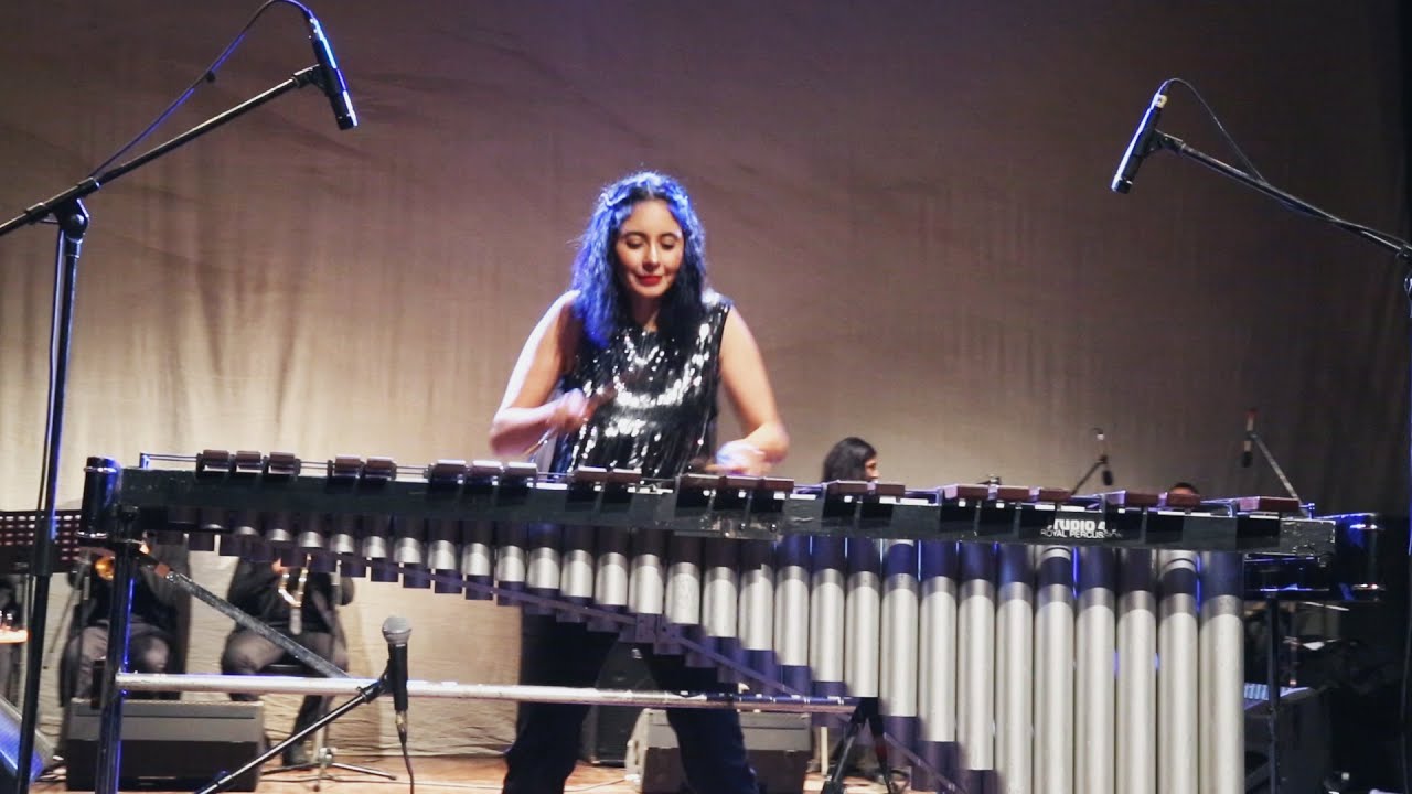 Playing the marimba at the National Museum of Egyptian Civilization ...