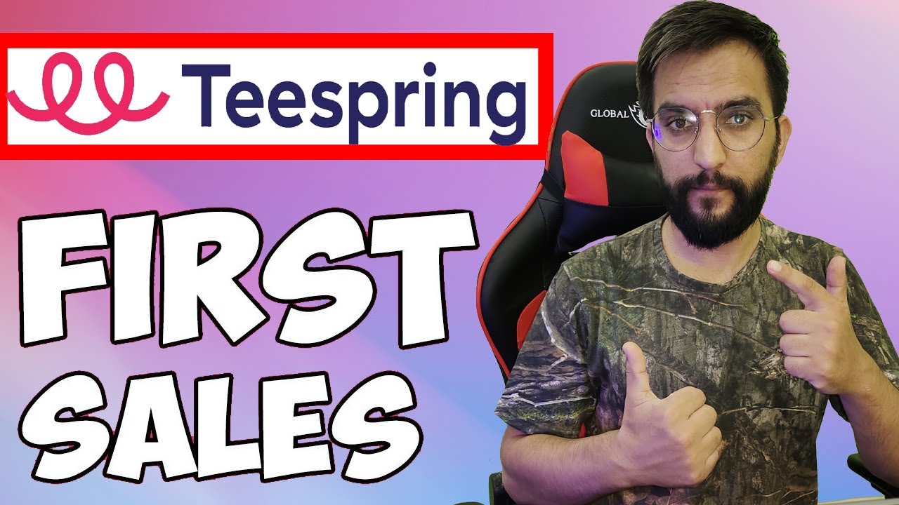 How To Get Your First Sales On Teespring 2025 {print on demand} - YouTube