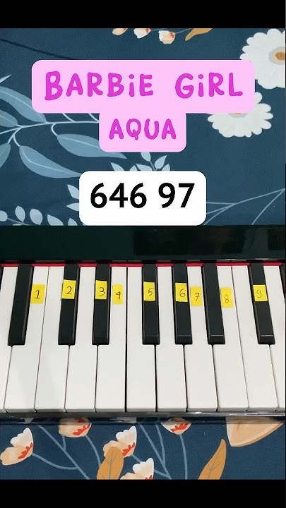 Barbie Girl - AQUA (Piano Tutorial) #music #shorts - YouTube