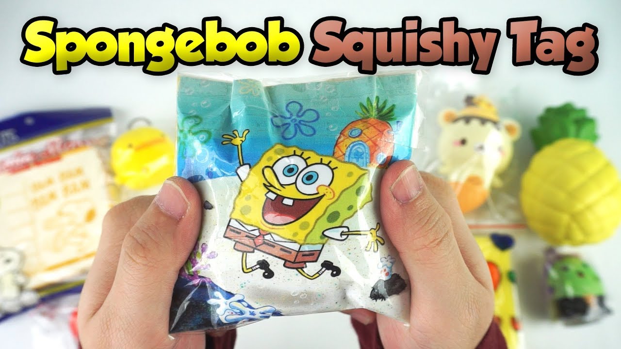 SPONGEBOB SQUISHY TAG | Credit: Heri Merry Squishy - YouTube