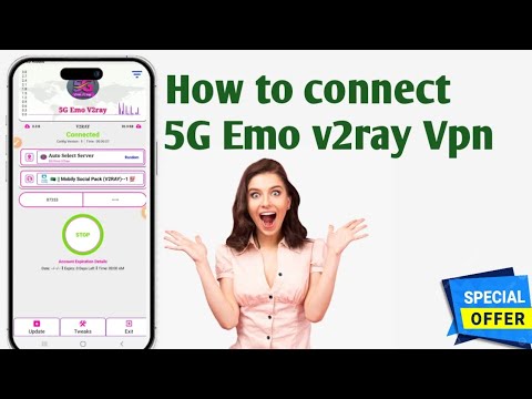 How to connect 5g Emo V2ray vpn. - YouTube