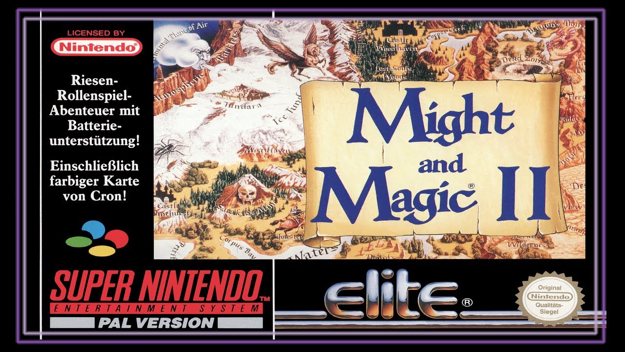 SNES Super Side Quest - Game # 291 - Might and Magic II: Gates to ...