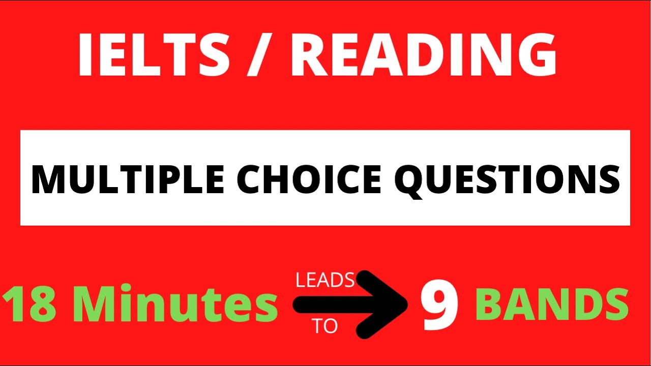 Multiple choice questions ( MCQ) tricks ielts reading #reading #youtube ...