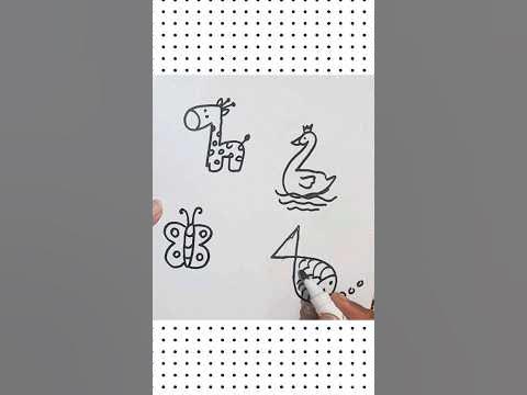 let's draw animals from numbers - YouTube