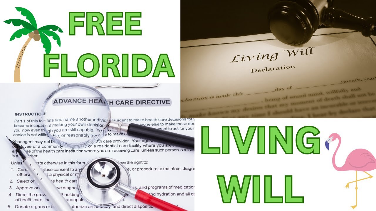 Free Florida Living Will (Advance Directives) Forms! - YouTube