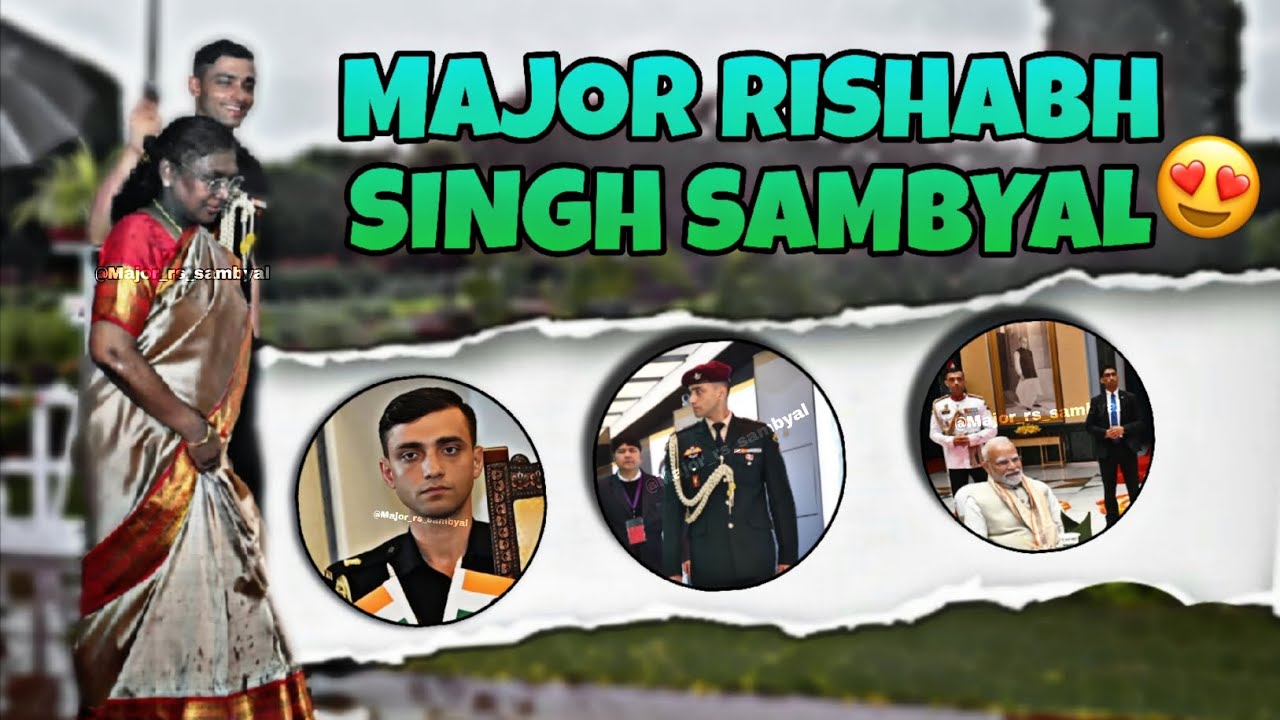 Major Rishabh Singh Sambyal ( Para SF ) OFFICER 🗿💥 #trending #major #adc #viral #spg #motivation ...