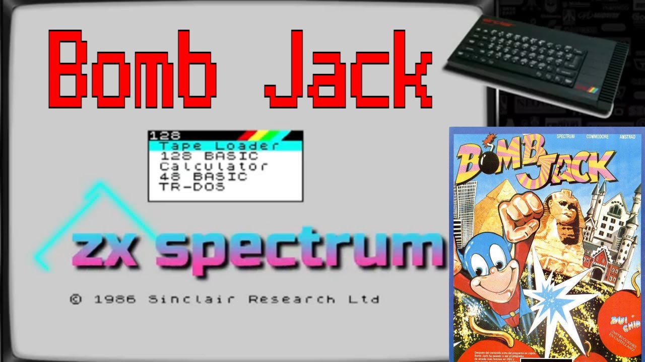 Bomb Jack Zx Spectrum 8 bits de fuerza de los /80 - YouTube