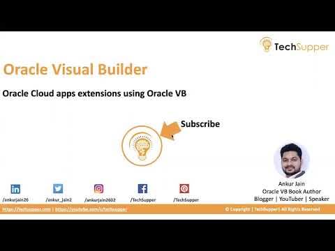 Oracle Cloud apps extensions using Oracle Visual Builder | Oracle VBCS | OIC | ORACLE OPA #oic ...