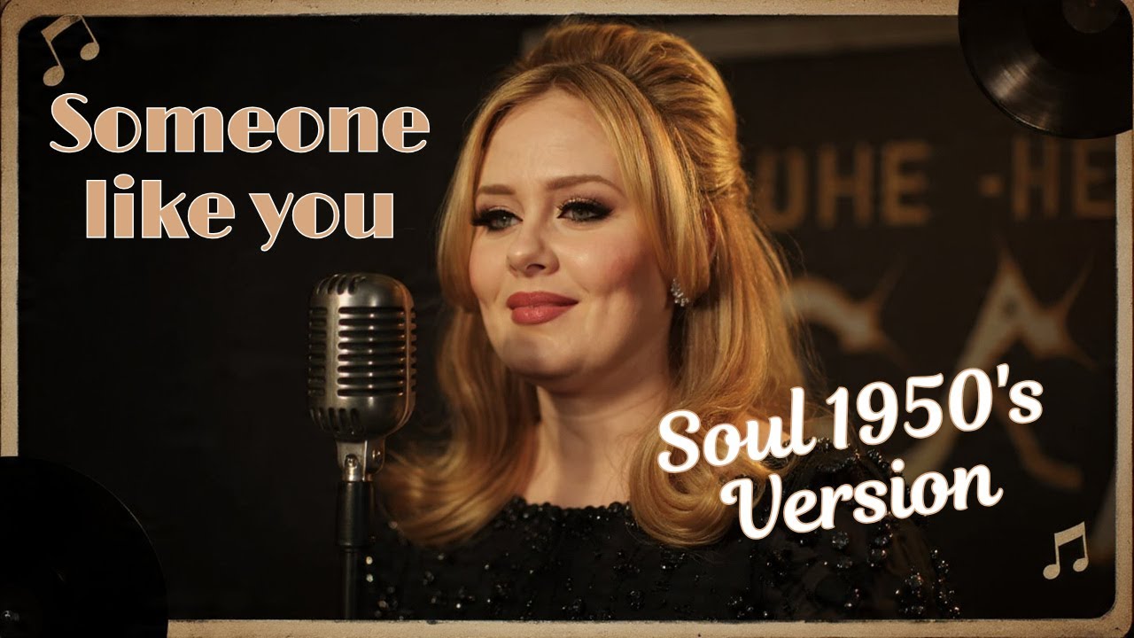 Adele – Someone Like You (Soul 1950’s Version | Vintage Retro Cover ...