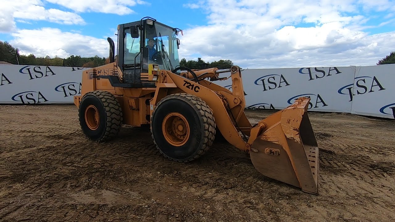 Lot 1115: 2001 Case 721C Wheel Loader Will Be Sold At Auction! - YouTube