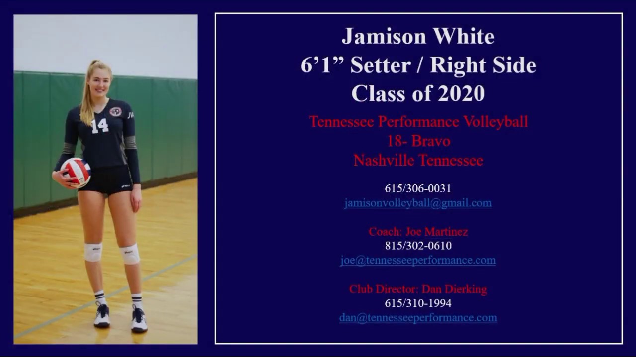 Jamison White 6'1" 2020 Setter/RS - JVA World Challenge Highlights ...