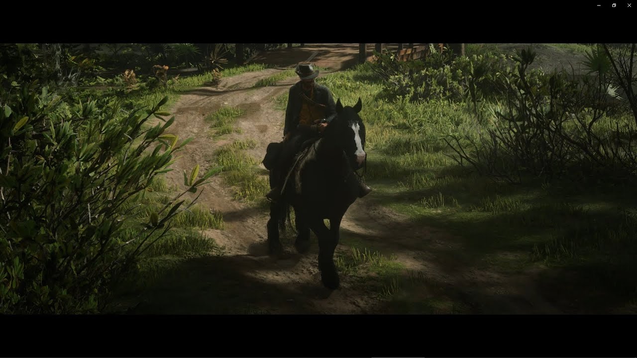 Arthur's Raven Black Shire _ RDR2 - YouTube