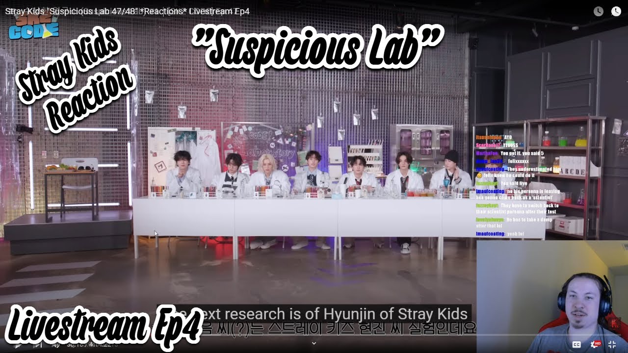 Stray Kids "Suspicious Lab 47/48" *Reactions* Livestream Ep4 - YouTube
