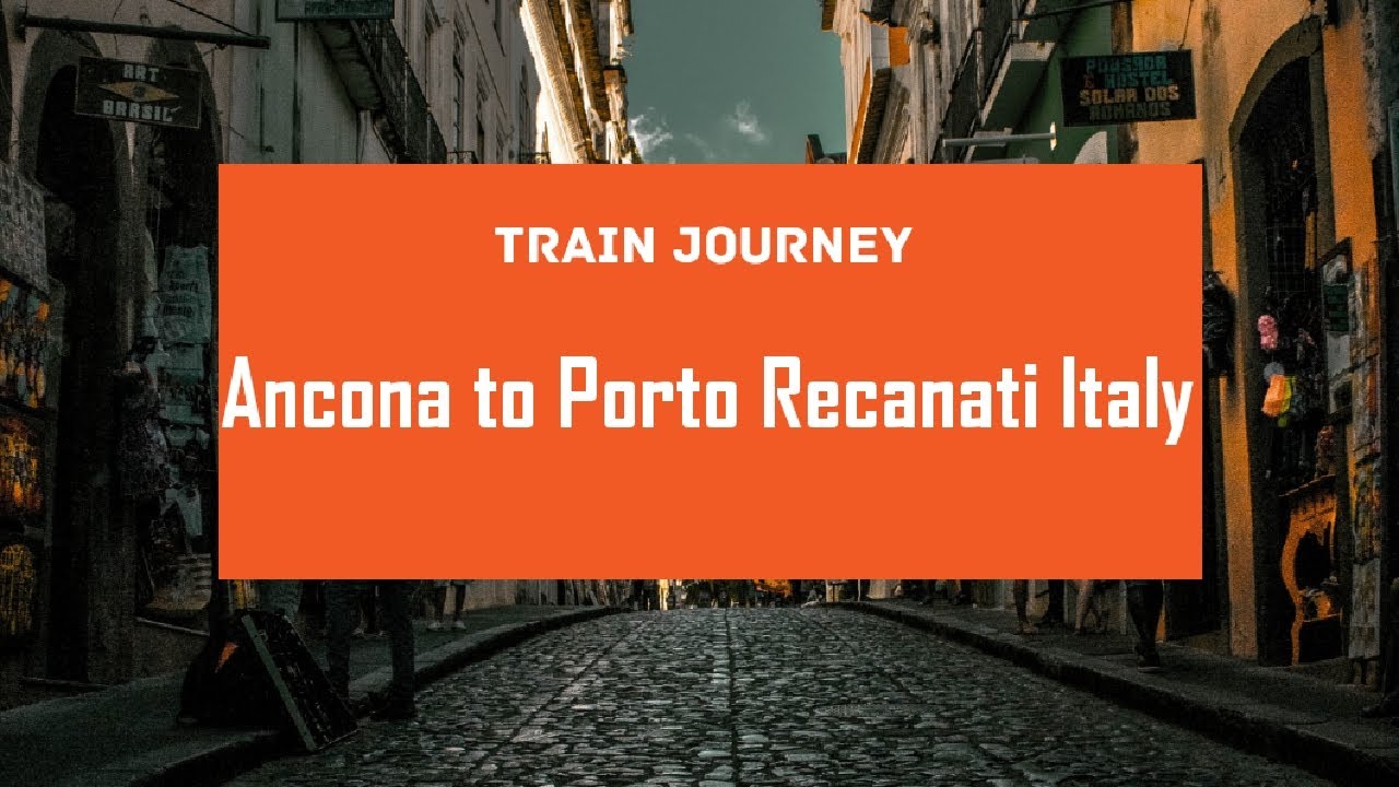 Train journey Ancona to Porto Recanati Italy - YouTube