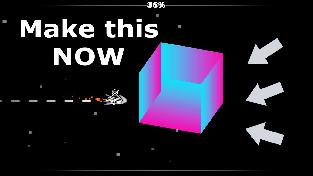 HOW to make a 3D CUBE in GD - YouTube