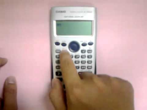 Check your calculator Key button for Casio fx-570ES calculator.flv ...