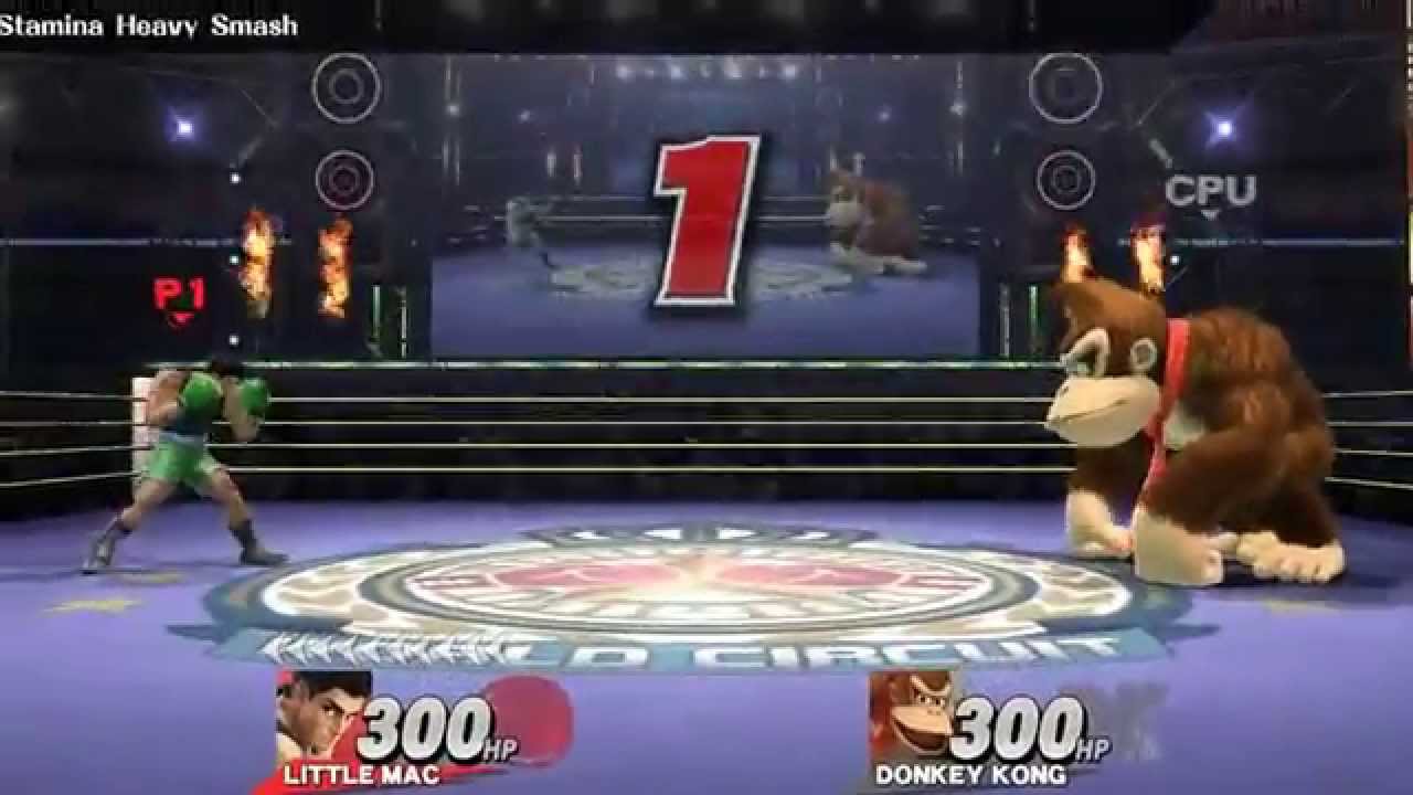 Little mac Vs DK rematch from Punch out (WII) - YouTube