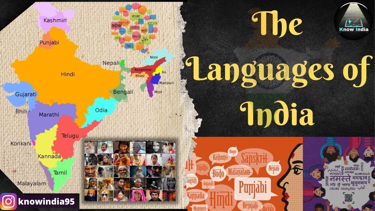Languages of India | भारत की भाषाएं | Linguistic Census 2011 - YouTube
