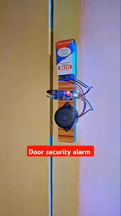 How to make door security alarm using IR sensor # Best science project ...