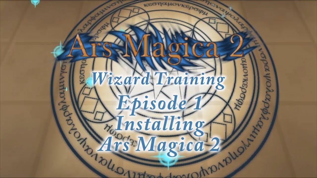 Ars Magica 2 Wizard Training - Episode 1 - Installing Ars Magica 2 - YouTube