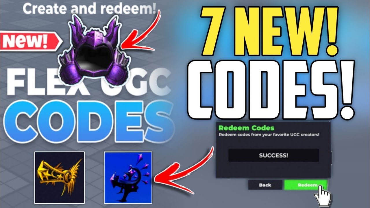 *ALL⚡NEW!* FLEX UGC CODES IN NOVEMBER 2024 - ROBLOX! FLEX UGC CODES ...