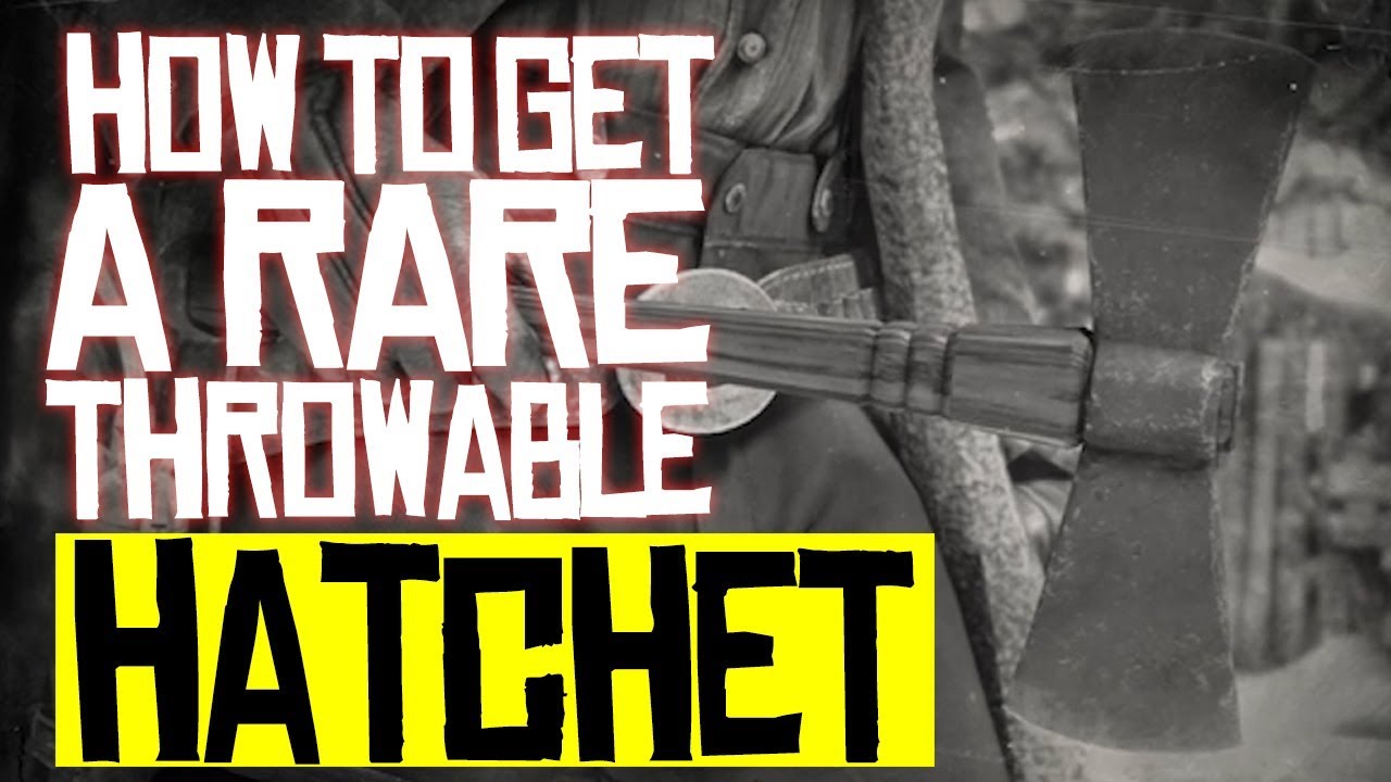 RARE THROWABLE HATCHET - Quick Guide - Red Dead Redemption 2 - YouTube