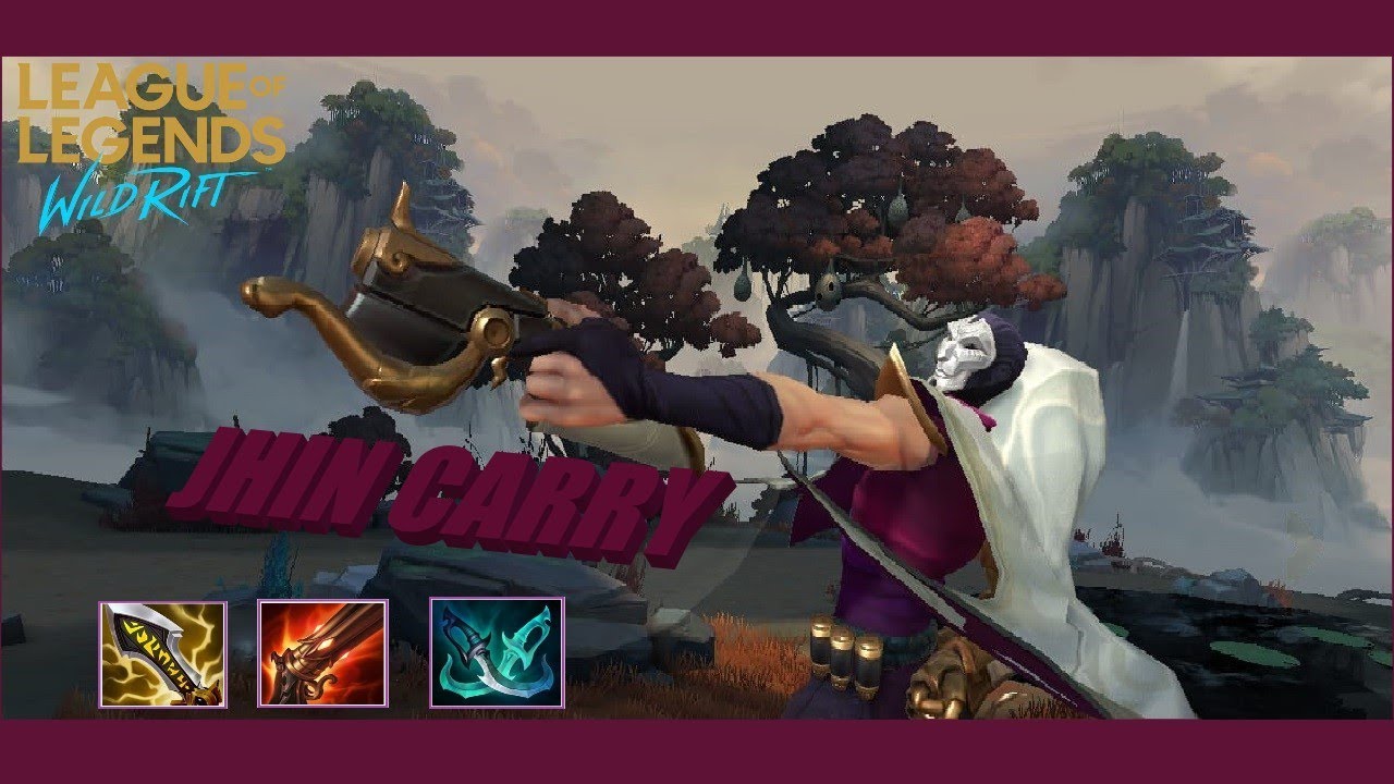 GAME PLAY DE JHIN - QUADRA KILL NELES!!! - League of Legends Wild Rift ...