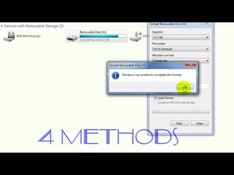memory card unable to format solutions - YouTube