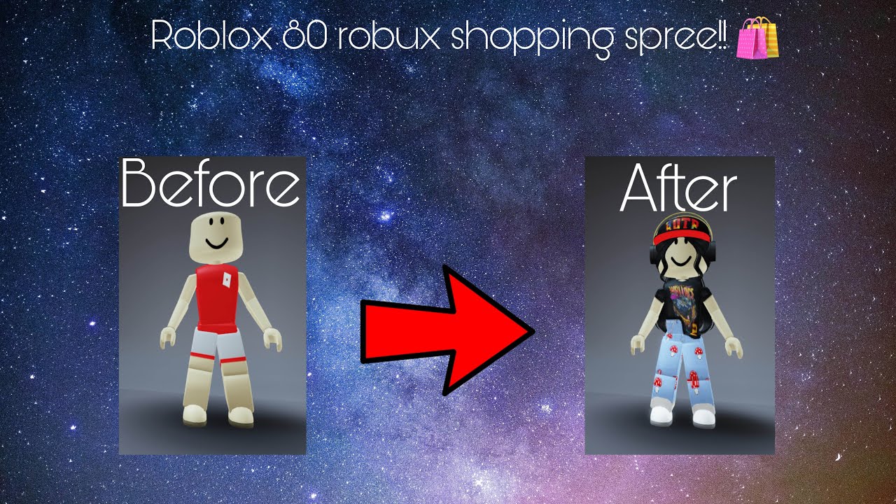 Roblox 80 robux shopping spree shopping spree!! 🛍 - YouTube