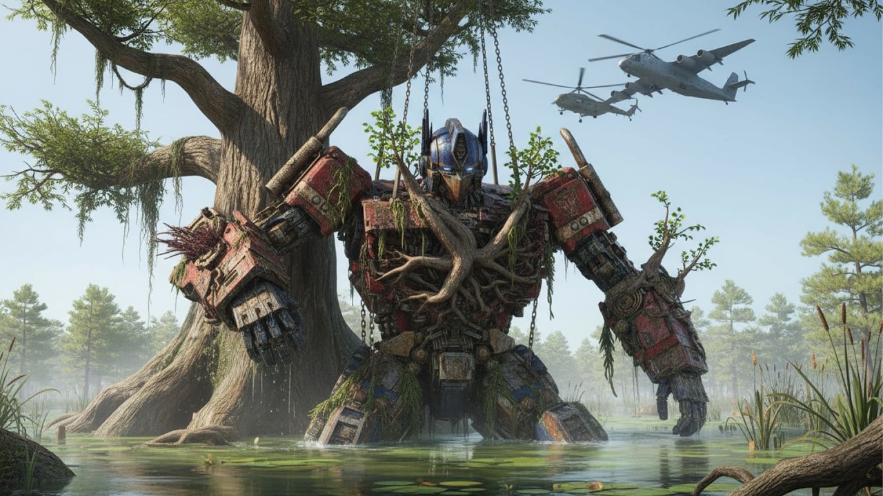 ASMR Robot Restoration🤖Helicopter Rescue of Optimus Prime from Monster ...