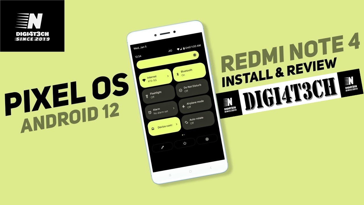 |Pixel OS| |Android 12| |Redmi Note 4| |Mido| |Full Review ...