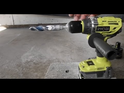 Ryobi 3ah HP vs 4ah Battery (Brushless hammer drill) - YouTube