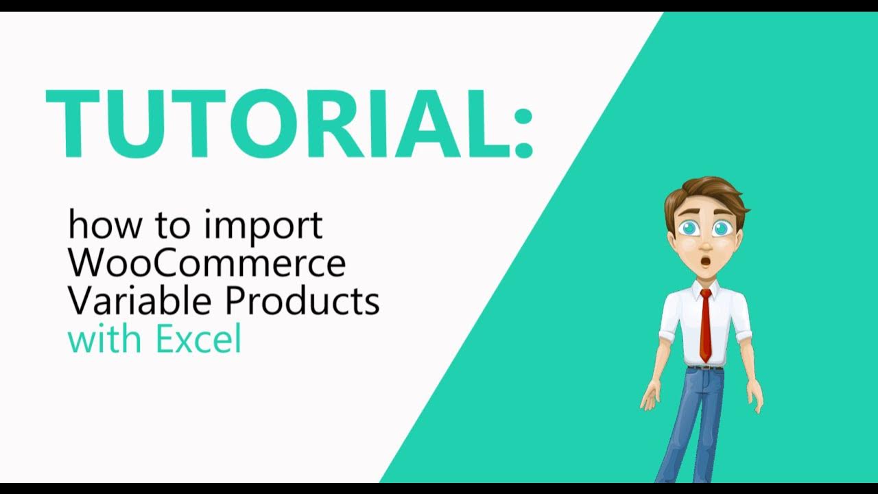 Import Variable WooCommerce Products easily with Excel - YouTube