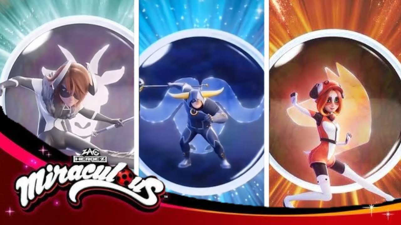 MIRACULOUS SEASON 6 | Miss Hound, Caprikid, Minotaurox - Group ...