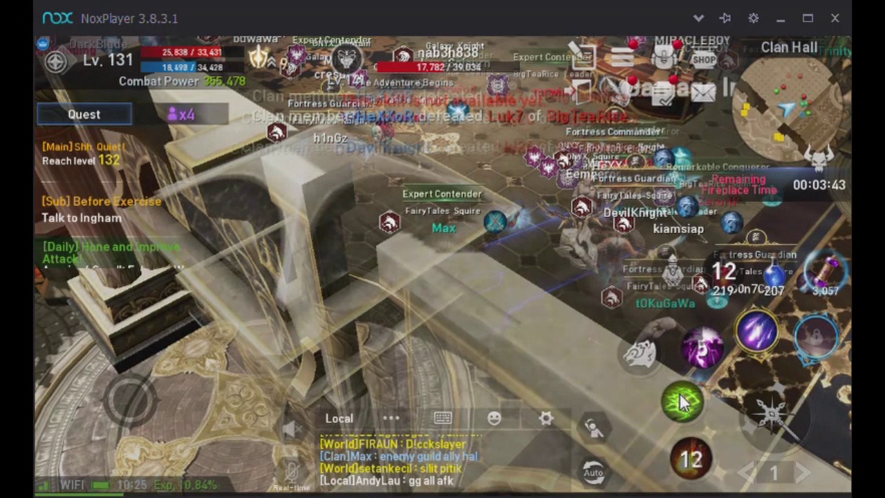 Lineage 2 revolution Guild War in clan Hall- Fairy Tales - YouTube