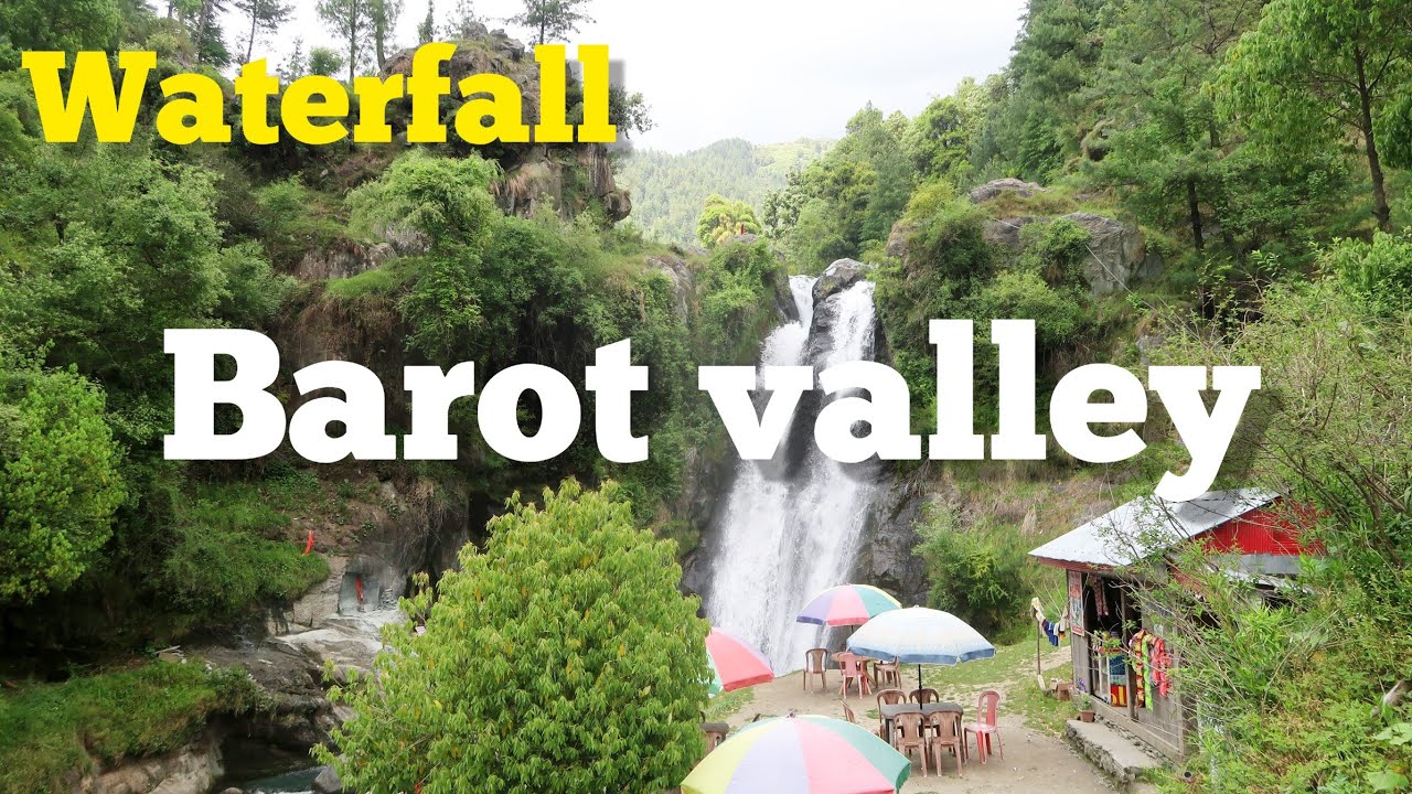 waterfall at barot valley #amdj #waterfall - YouTube