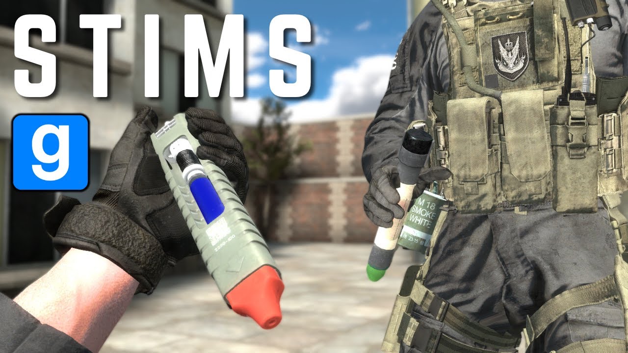 Stims (or Medical Syringes) - Comparison in 4 Different Addons (Garry's ...