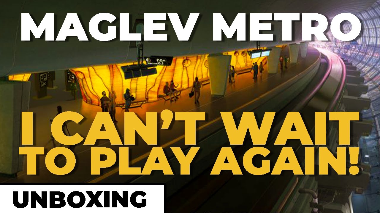 Maglev Metro - A Train Game with a Twist - Unboxing & Overview - YouTube