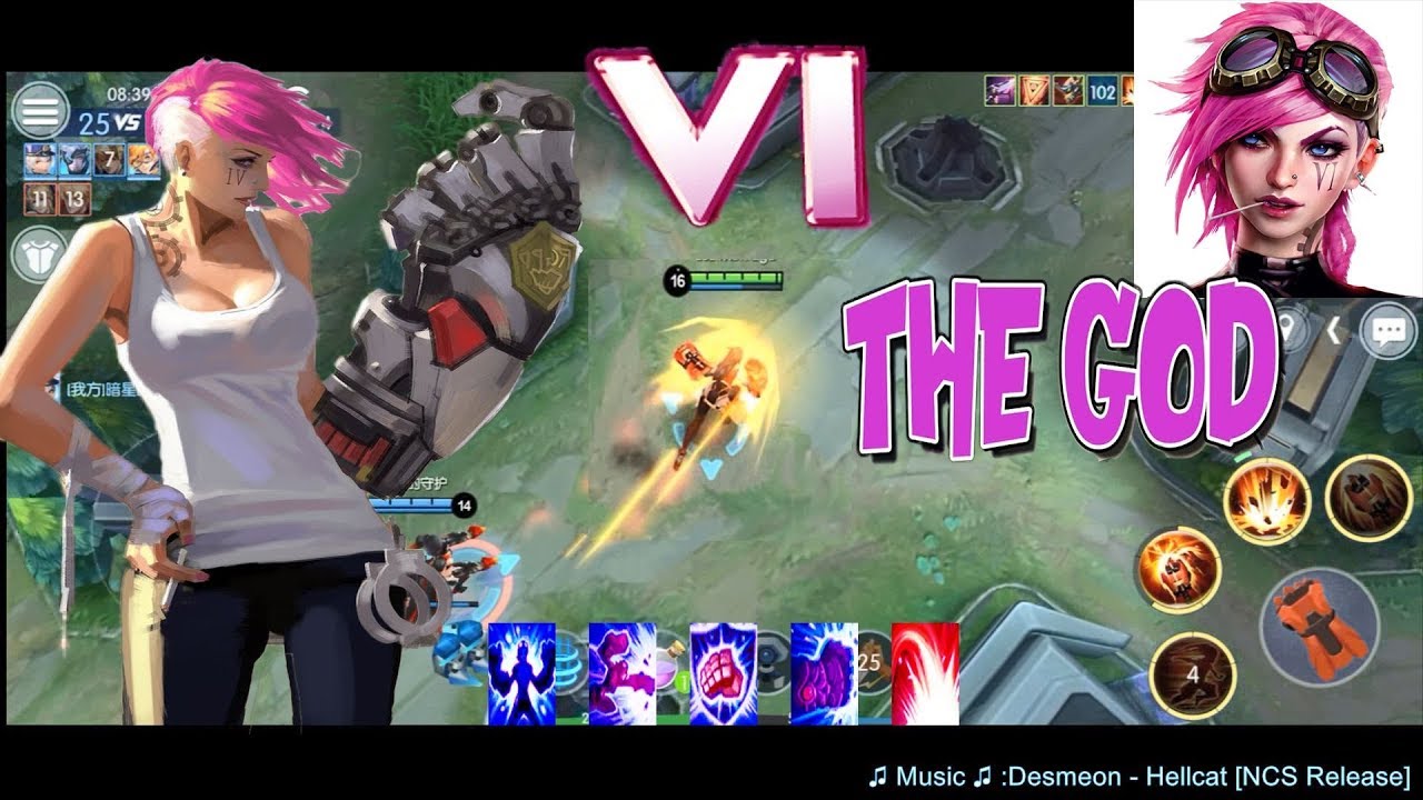 LoL Mobile : Vi Jungle max DAMAGE l dame quá lỗi l ENGSUB (Giống lol ...