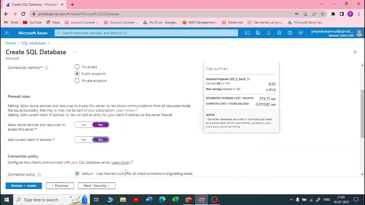 Azure SQL Database deployment in Azure SQL Server - YouTube