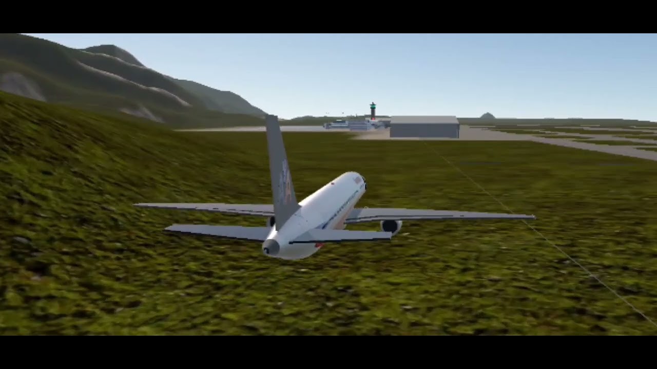 AA77 crash in simpleplanes (911s recreation) - YouTube