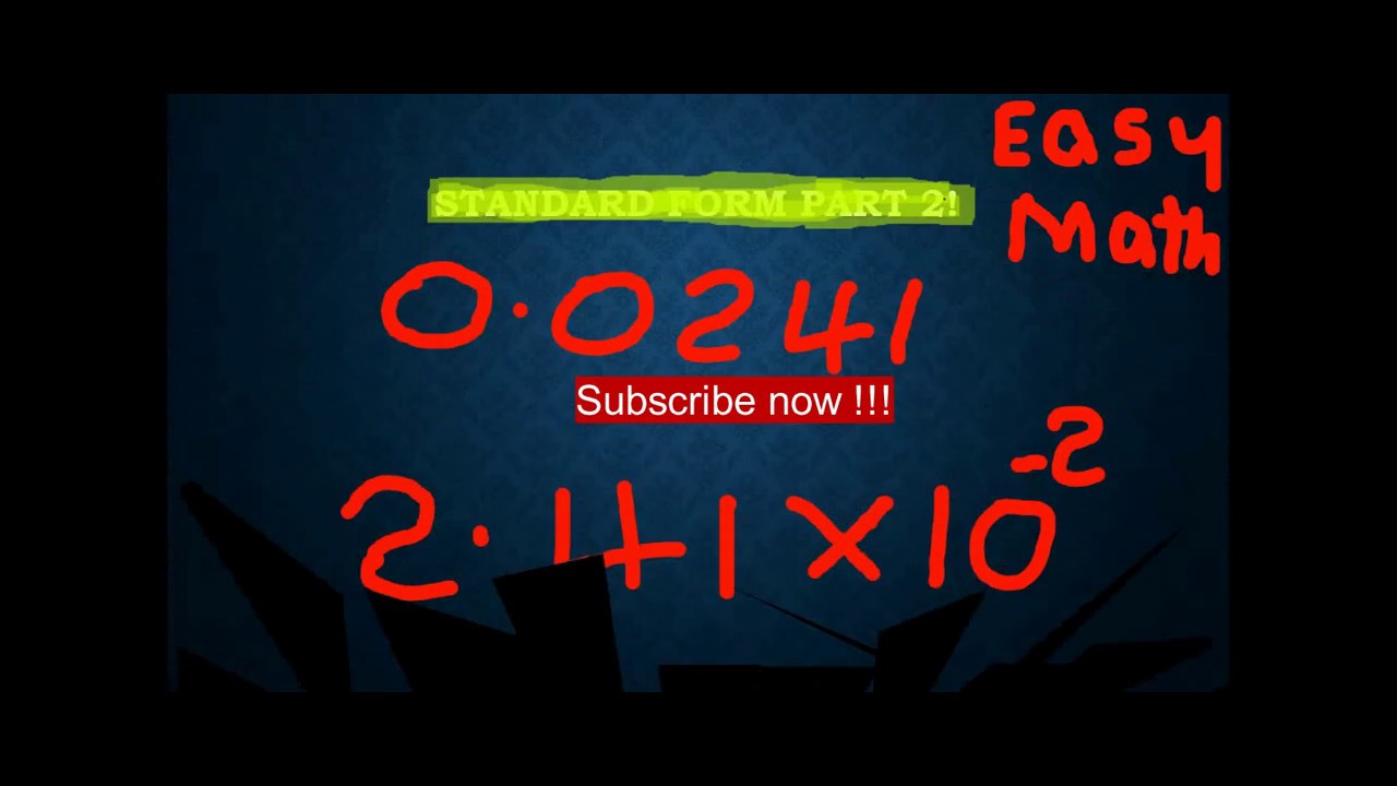 How To Write Numbers In Standard Form Part 2 Learning With The Passleys how-to-write-numbers-in-standard-form-part-2-learning-with-the-passleys