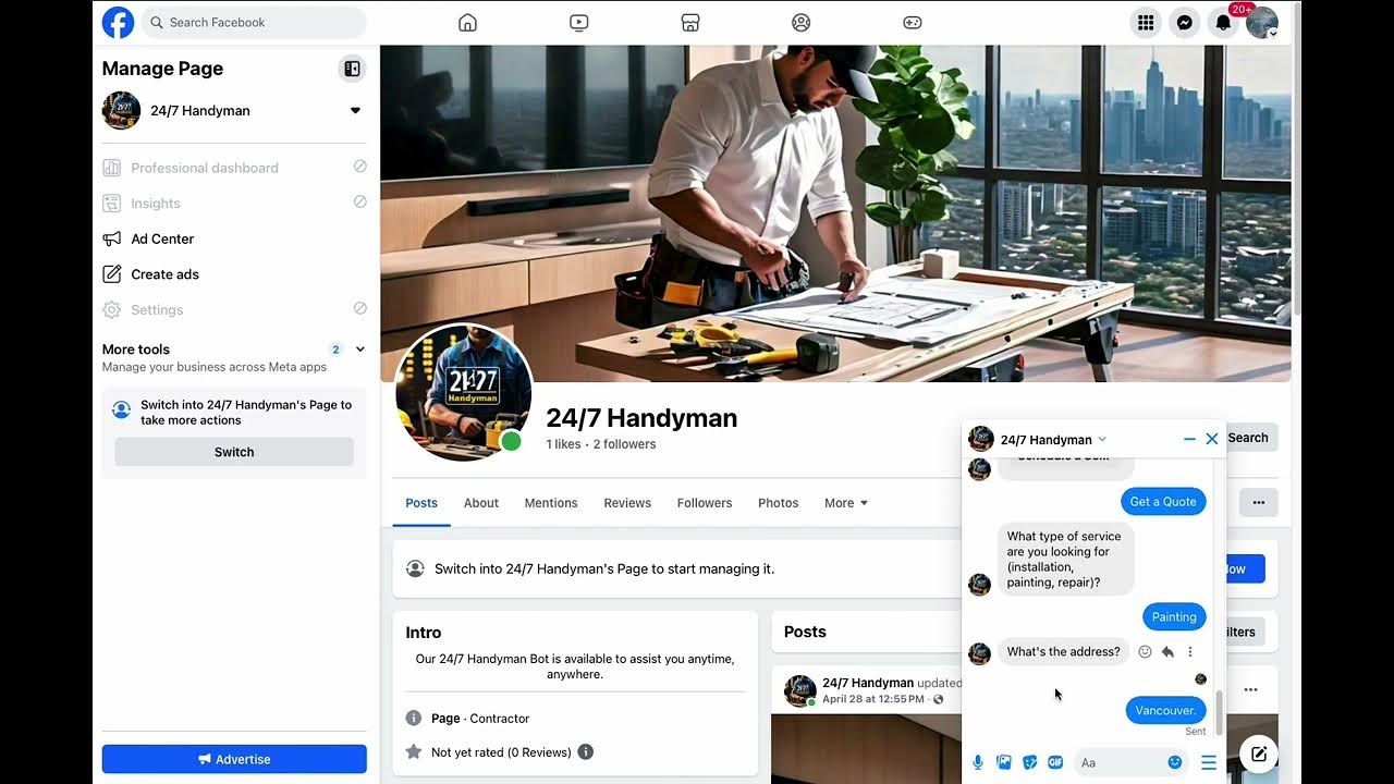 Facebook Messenger Chatbot Demo: Automate Customer Engagement - YouTube