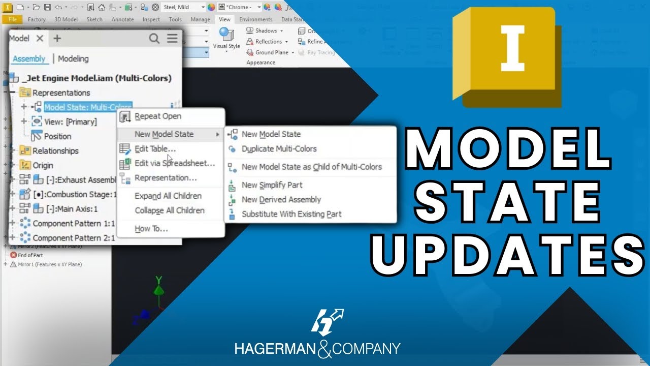 Model States Updates in Inventor 2026 - YouTube