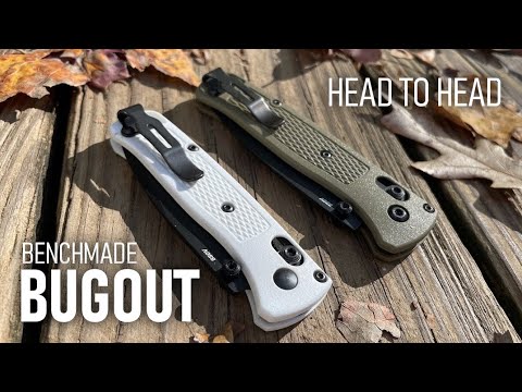 Head to Head: Benchmade Bugout vs Mini Bugout Review - YouTube