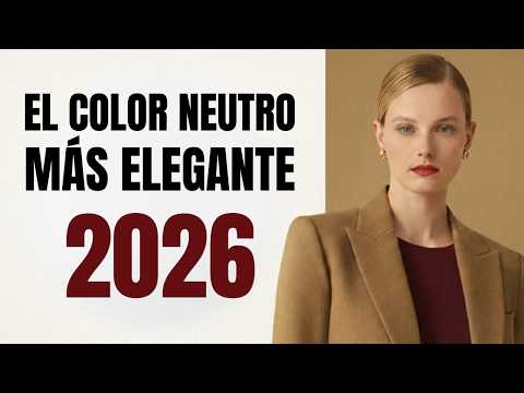 El Color Neutro Elegante que Está Dominando el 2026
