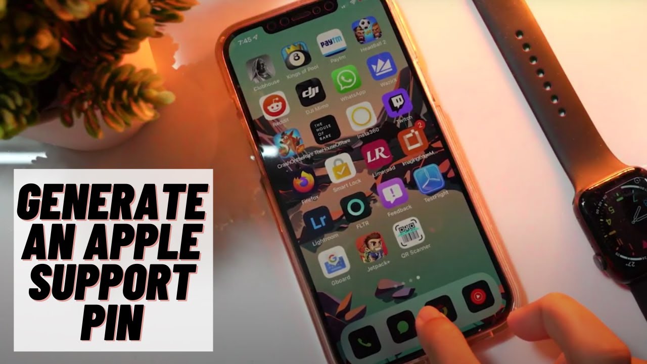 How to Generate an Apple Support PIN - YouTube