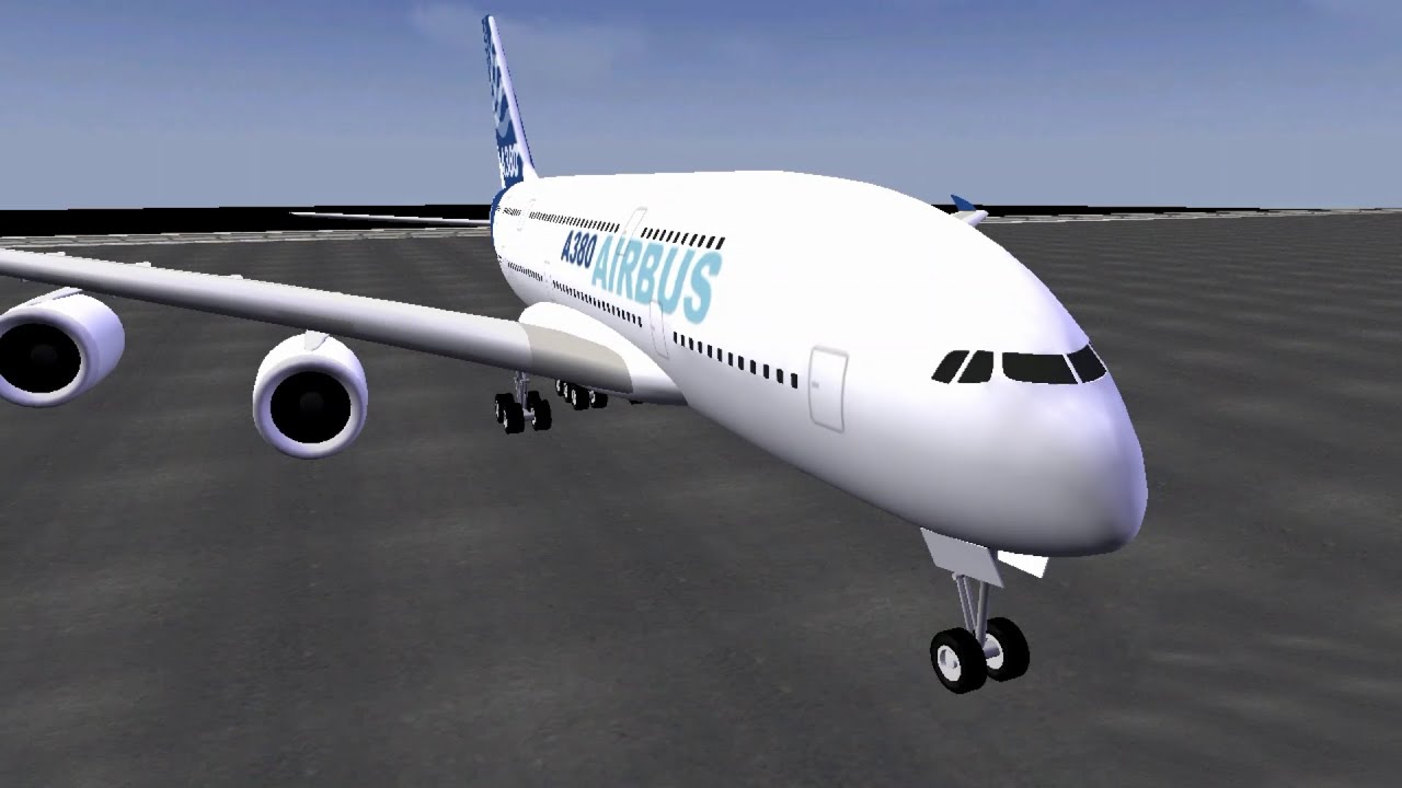 Airbus A380 Aeroplane | 360 Degree view | Midtown Madness 2 - YouTube